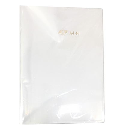 PASTA CATALOGO A4 C/40 CRISTAL 2272 ACP - PASTA CATALOGO A4 C/40 CRISTAL 2272 ACP - ACP