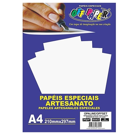 PAPEL OPALINE/OFFSET A4 240G C/50 OFF PAPER - PAPEL OPALINE OFFSET A4 ...