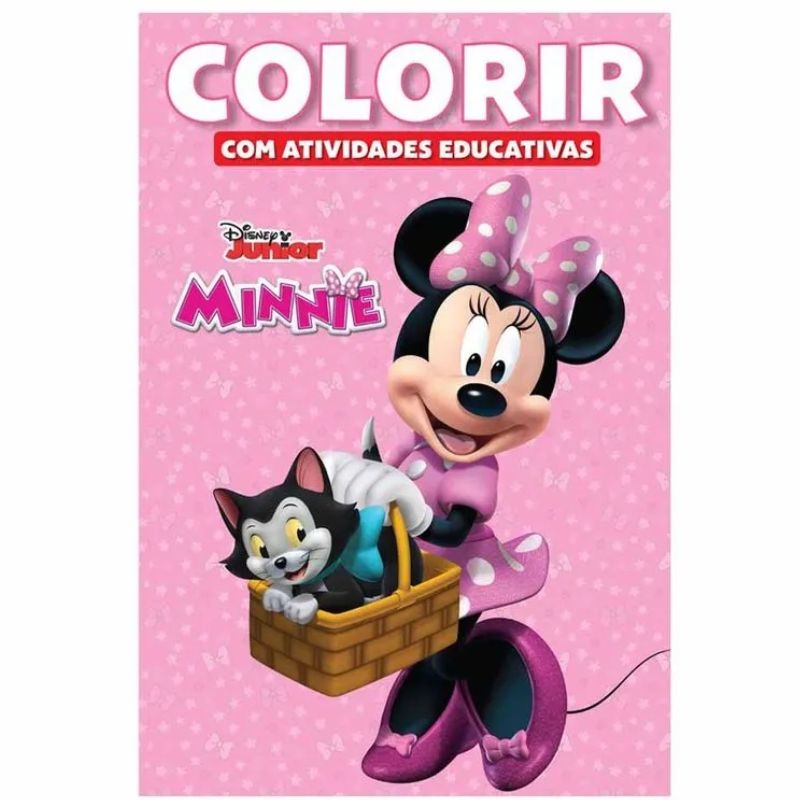 LIVRO COLORIR ATIVIDADES EDUCATIVAS MINNIE - LIVRO COLORIR ATIVIDADES ...