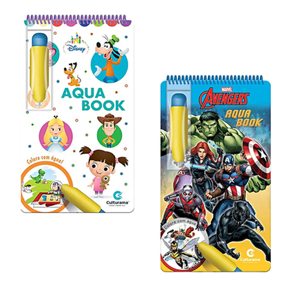 AQUA BOOK VINGADORES CULTURAMA - AQUA BOOK CULTURAMA - CULTURAMA